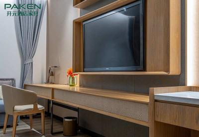 China Custom Luxury Hotel Fixed Furniture Wooden Wall Panels with 3-5 Year Warranty and 40-45° High Density Sponge for sale