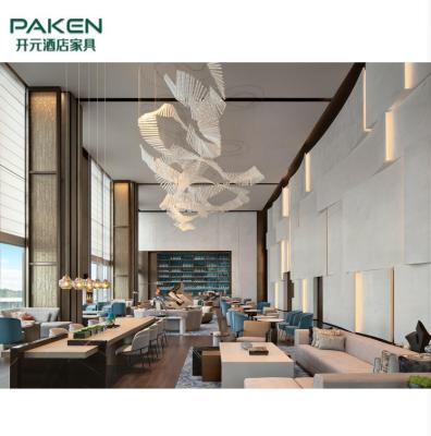 China Custom Commercial Hotel Lobby Furniture E0/E1 Grade Materials with FR-CA117 Fire Safety Standards for Luxury Hotel Projects for sale