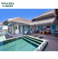 China MDF Beach Villa Resorts Hotel Bedroom Furniture Sets Custom Made Maldives ISO14001 for sale