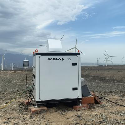 China Compact Wind Measurement Lidar 15m / 30m / 75m / 120m Distance Resolution for sale