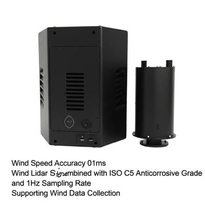 China Wind Speed Accuracy 01ms Wind Lidar System Combined with ISO C5 Anticorrosive Grade and 1Hz Sampling Rate Supporting Wind Data Collection for sale