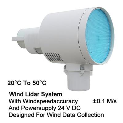 China 20°C To 50°C Wind Lidar System With Windspeedaccuracy ±0.1 M/s And Powersupply 24 V DC Designed For Wind Data Collection for sale
