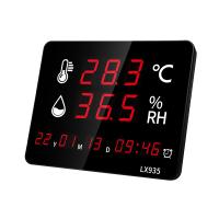 China Baby Thermometer Digital Thermometer High Sensitive Temperature and Humidity Meter With Clcoks Temperature Sensor Greenhouse for sale