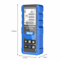 China 100m High Accuracy Laser Distance Meter for Construction with Bluetooth and IP54 Waterproof for sale