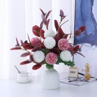 China Business Use Asilk Chrysanthemum Flowers Fake Bouquet Custom for sale