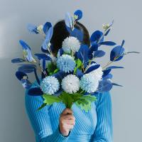 China Business Use Asilk Chrysanthemum Flowers Fake Bouquet Custom for sale