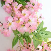 China ODM Rattan Artificial Hanging Baskets Flower Home Decoration for sale