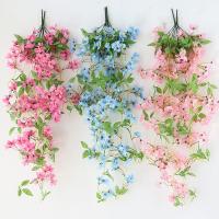 China ODM Rattan Artificial Hanging Baskets Flower Home Decoration for sale