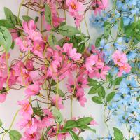 China ODM Rattan Artificial Hanging Baskets Flower Home Decoration for sale