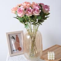 China Valentine'S Day Fake Flower Bouquet Hydrangeas Peonies Multicolor Silk for sale