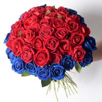 China Valentine'S Day Fake Flower Bouquet Hydrangeas Peonies Multicolor Silk for sale