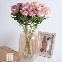 China Valentine'S Day Fake Flower Bouquet Hydrangeas Peonies Multicolor Silk for sale