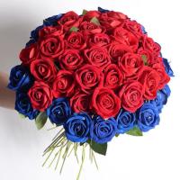 China Valentine'S Day Fake Flower Bouquet Hydrangeas Peonies Multicolor Silk for sale