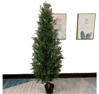 China Nordic Fake Plants And Trees Pines Cypress PE Plastic for sale