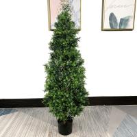 China Nordic Fake Plants And Trees Pines Cypress PE Plastic for sale