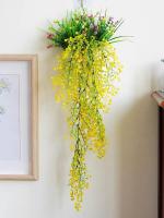 China OEM Artificial Fake Flower Baskets Outdoor Wall Hanging for sale