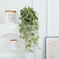 China Green Vine Plastic Outdoor Hanging Plants Fake Hanging Ferns Ivy Wall Decoration for sale
