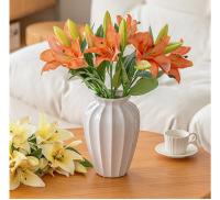 China OEM Artificial PU Silk Calla Lily Flowers White Pink for sale