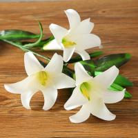 China Personalised Preserved Fresh Flowers Silk Stargazer Lily Home Furnishings for sale
