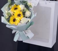 China Imitation Immortal Preserved Fresh Flowers Soap Rose Dried Bouquet Holiday Gift for sale