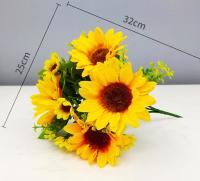 China ODM Preserved Fresh Flowers Dried Sunflower Bouquet Ornaments for sale