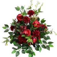 China Reception Area Artificial Fake Flower Balls Bouquet Centerpieces Customized for sale