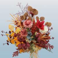 China Reception Area Artificial Fake Flower Balls Bouquet Centerpieces Customized for sale
