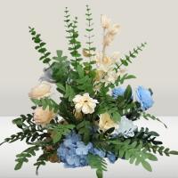 China Decorative Faux Floral Sphere Artificial Flower Ball Centerpiece T Stage Layout for sale