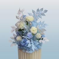 China Decorative Faux Floral Sphere Artificial Flower Ball Centerpiece T Stage Layout for sale