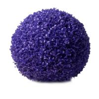 China Green Purple Silk Artificial Grass Topiary Balls Indoor And Outdoor Decoration for sale