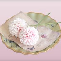 China 28CM Handmade Artificial Chrysanthemum Ball Flowers Wedding for sale