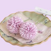 China 28CM Handmade Artificial Chrysanthemum Ball Flowers Wedding for sale