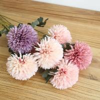 China OEM Fake Flower Bouquet Home Decoration White Chrysanthemum Artificial for sale