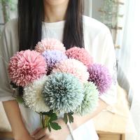 China OEM Fake Flower Bouquet Home Decoration White Chrysanthemum Artificial for sale