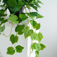 China OEM Florist Fake Flowers Realistic Artificial Hanging Baskets With Pots for sale