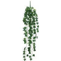 China Green Fake Flower Bouquet Hanging Artificial Fern Baskets Weather Resistant for sale