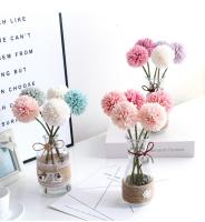 China Silk Chrysanthemum Faux Fake Flower Bouquet Realistic effect for sale