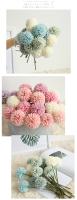 China Silk Chrysanthemum Faux Fake Flower Bouquet Realistic effect for sale