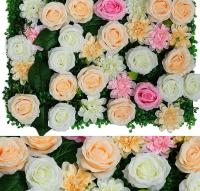 China Outdoor Aesthetics Artificial Daisy Bouquet Fake Floral Wall Panels Plant for sale
