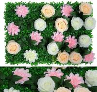 China Outdoor Aesthetics Artificial Daisy Bouquet Fake Floral Wall Panels Plant for sale