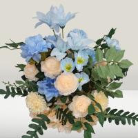 China High Simulation Peony Fake Wedding Flowers Bouquets Catwalk Stage Decoration for sale