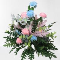 China High Simulation Peony Fake Wedding Flowers Bouquets Catwalk Stage Decoration for sale