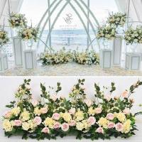 China Undeformed Fake Wedding Flowers Silk Peony Bouquet for sale