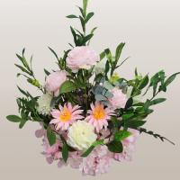 China Faux Silk Floral Arrangements Centerpieces Artificial Xmas Bouquet for sale