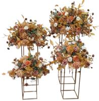China Wedding Faux Hydrangea Centerpiece Silk Floral Arrangements for sale