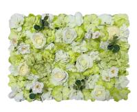 China Outdoor Dahlia Rose Artificial Flower Wall Panels For Party Decoration Oem for sale