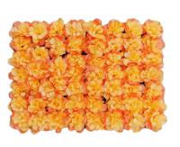 China UV Resistant Dahlia Faux Flower Wall Panels Silk Hydrangea Wall Panel for sale