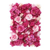 China ODM Background Faux Wall Flowers Floral Panel Wall Home Decoration for sale