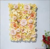 China ODM Artificial Flower Wall Panels Grid Lightweight 330gram for sale