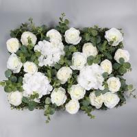 China Lifelike Hydrangea Artificial Flower Wall Panels Festivals Decoration Weatherproof for sale